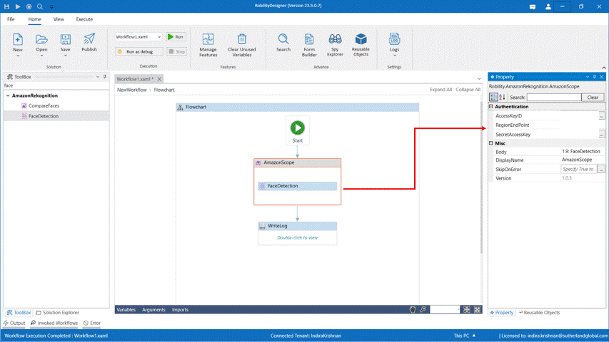 Face Detection | Robility Docs